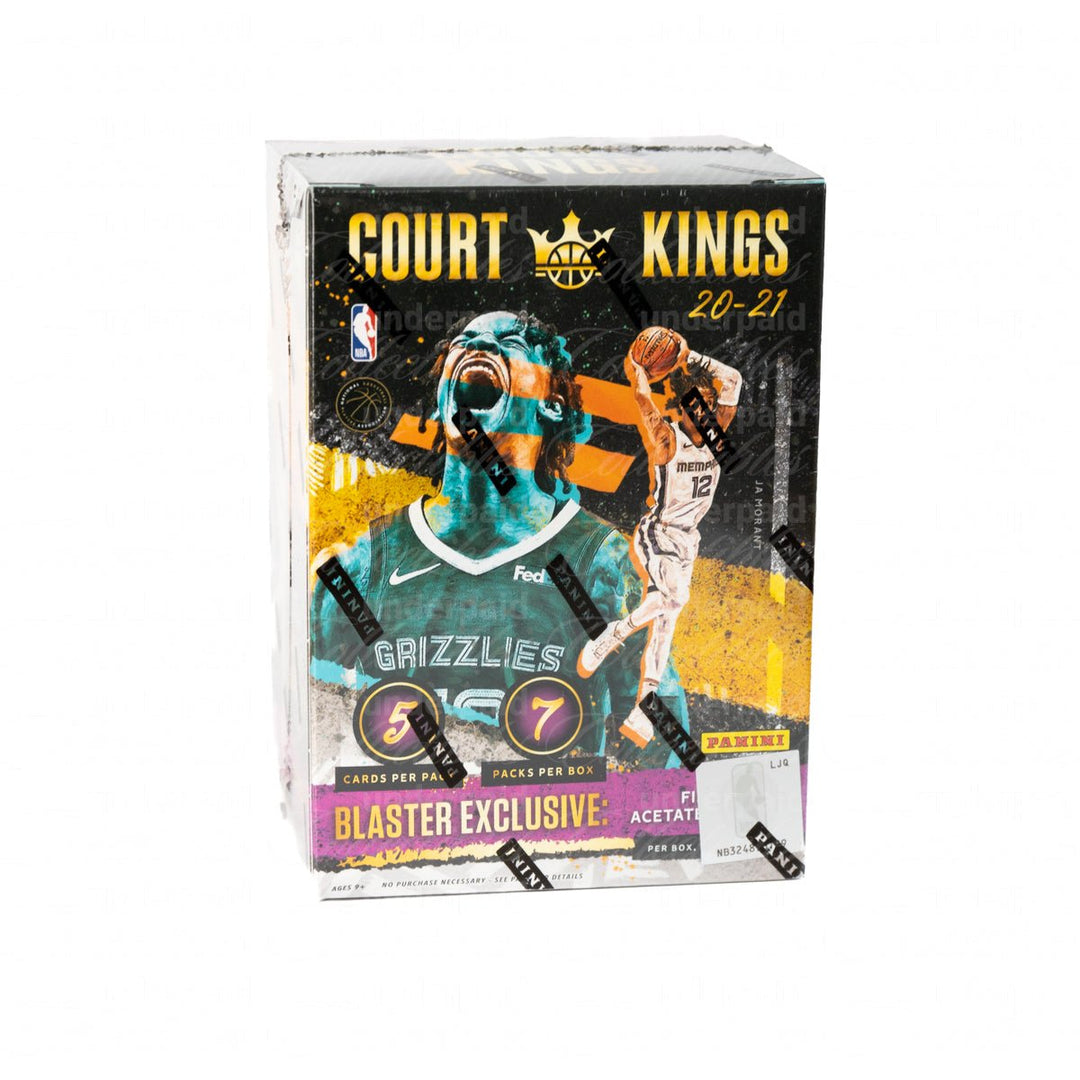 2020-21 Panini NBA Basketball Court Kings International Blaster Box ...