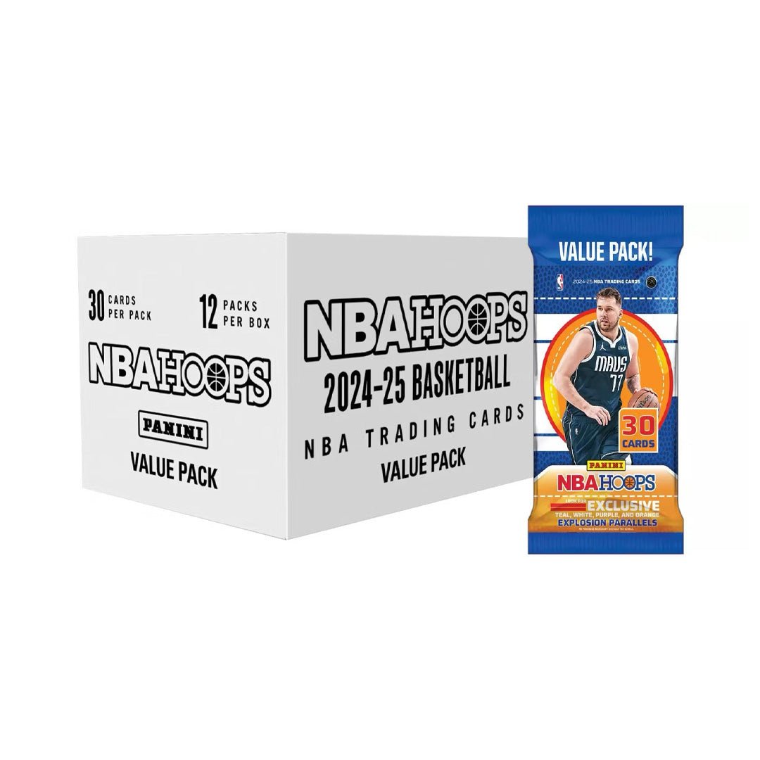 2024-25 Panini Hoops Basketball NBA Value Fat Pack Box (12 Packs ...