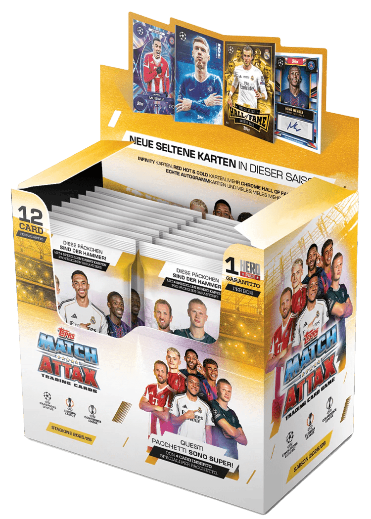 Topps UCC Champions League Match Attax 2025/26 - Display Box ...